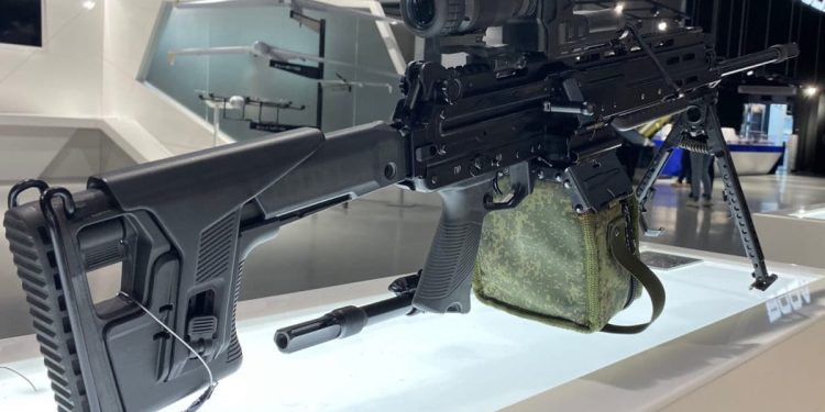 Russian RPL-20 light machine gun - Planet Weapon